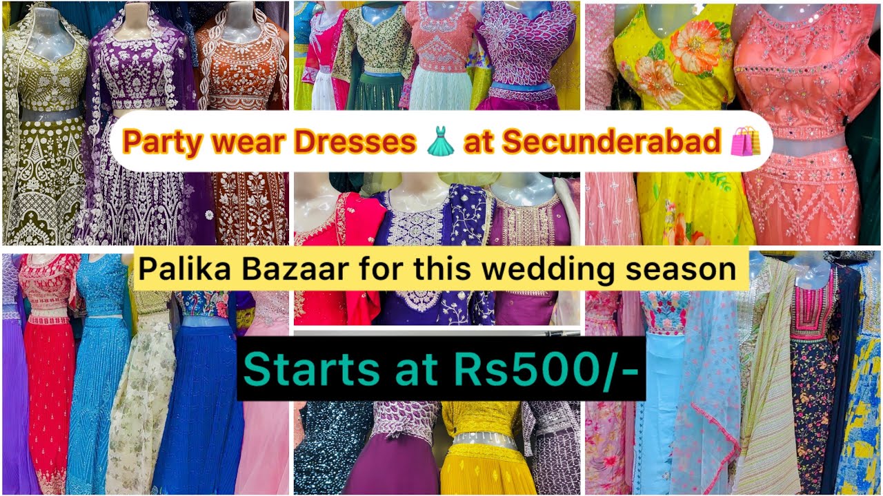 Party wear Dresses at Secunderabad Palika bazaar shopping for this ...