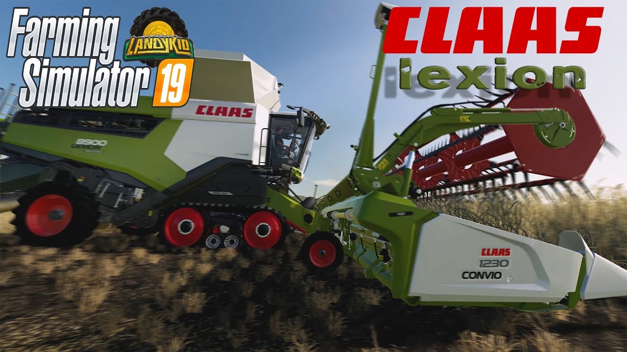 CLAAS LEXION IS IN FS19 Platinum Edition Gamescom Gameplay Trailer ...