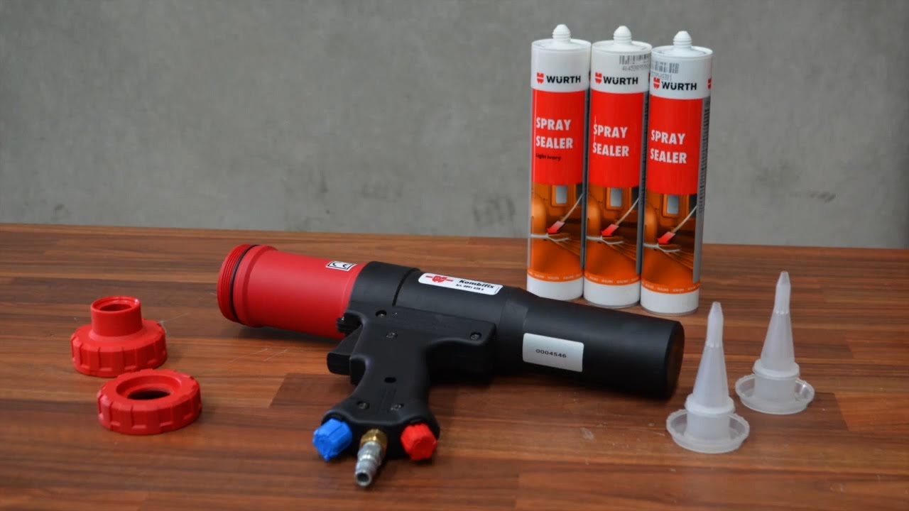 Wurth Pneumatic Cartridge Gun Kombifix - YouTube