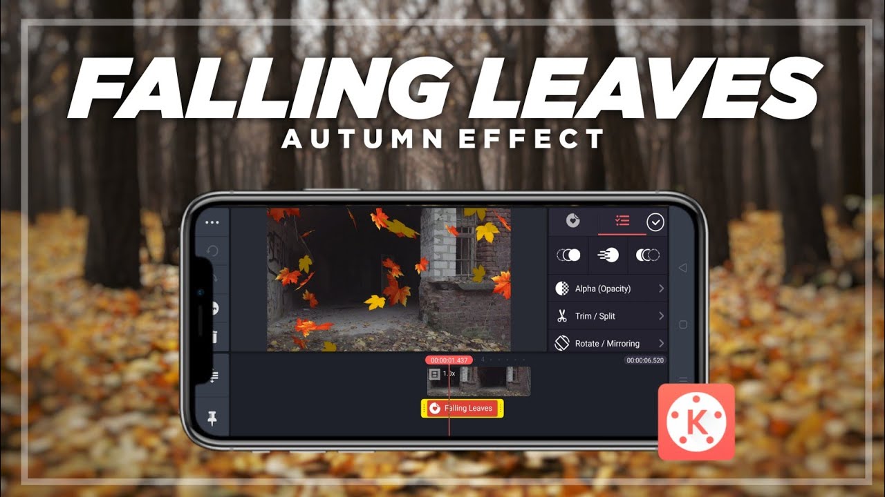 Leaves Falling Effect in Kinemaster | Tutorial | Autumn Leaves Effect ...