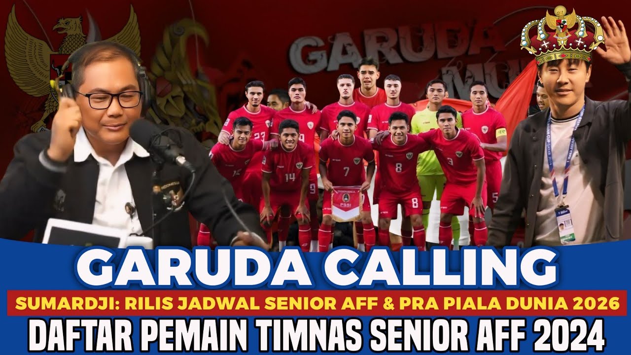 GARUDA CALLING, SUMARDJI : INI DAFTAR PEMAIN TIMNAS SENIOR, STY SENTIL ...