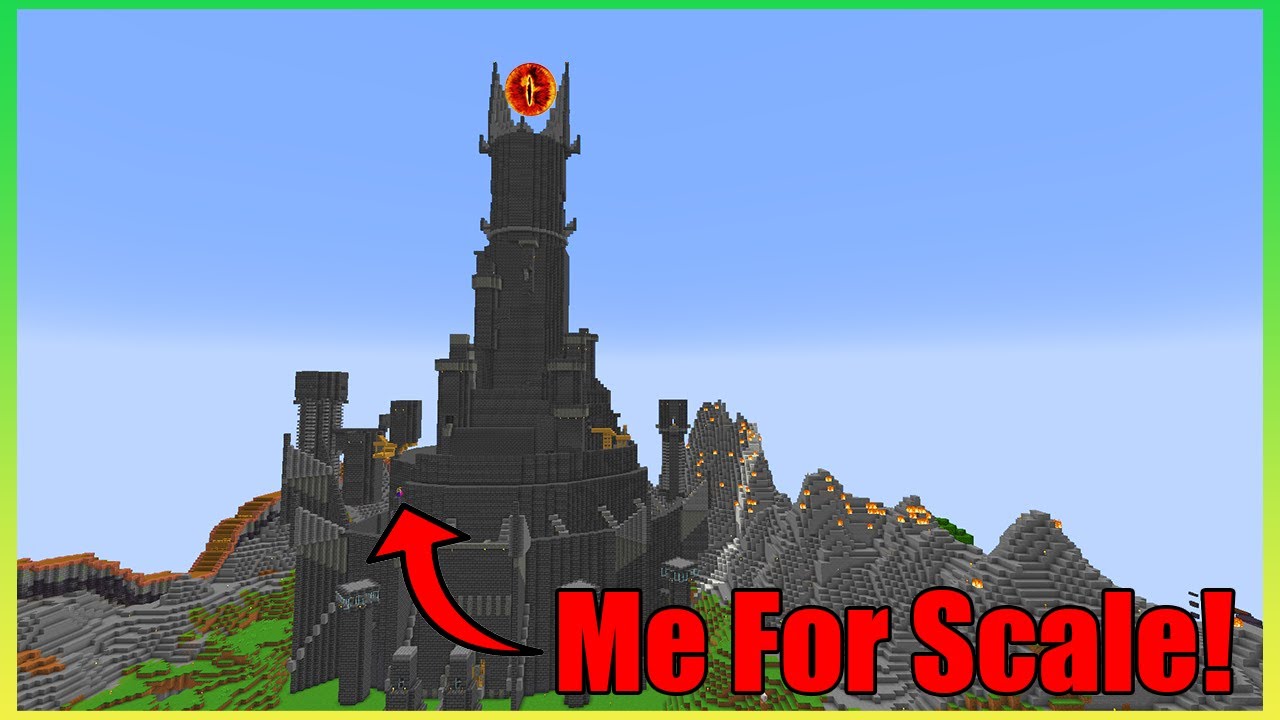 Eye Of Sauron Tower Minecraft LEGO Tower Of Barad Dur MOC Update 18