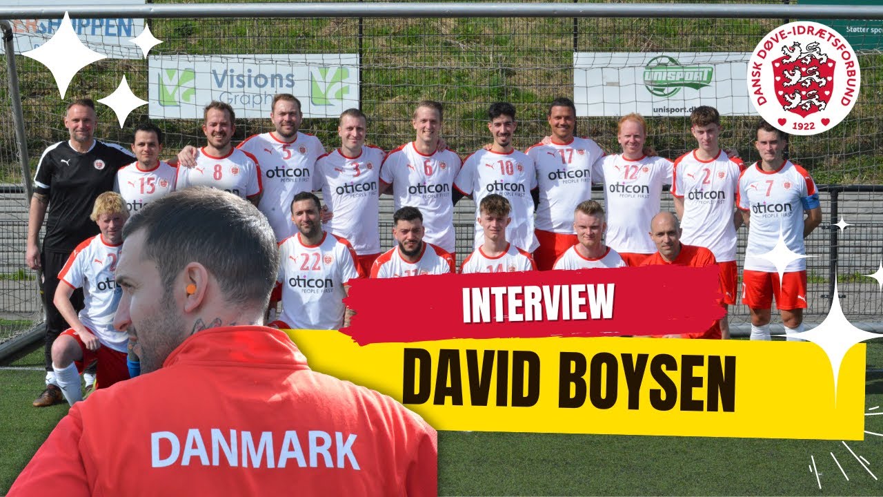 Fodbold | Interview med David Boysen efter "debut" på døvelandsholdet ...