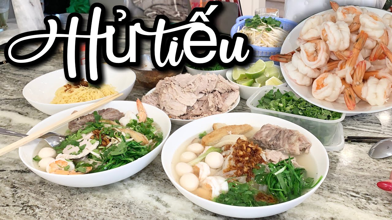 HOW TO MAKE VIETNAMESE HỦ TIẾU | SHRIMP AND PORK RICE NOODLE SOUP ...