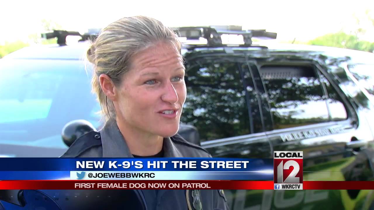 First female K9 officer now on patrol - YouTube