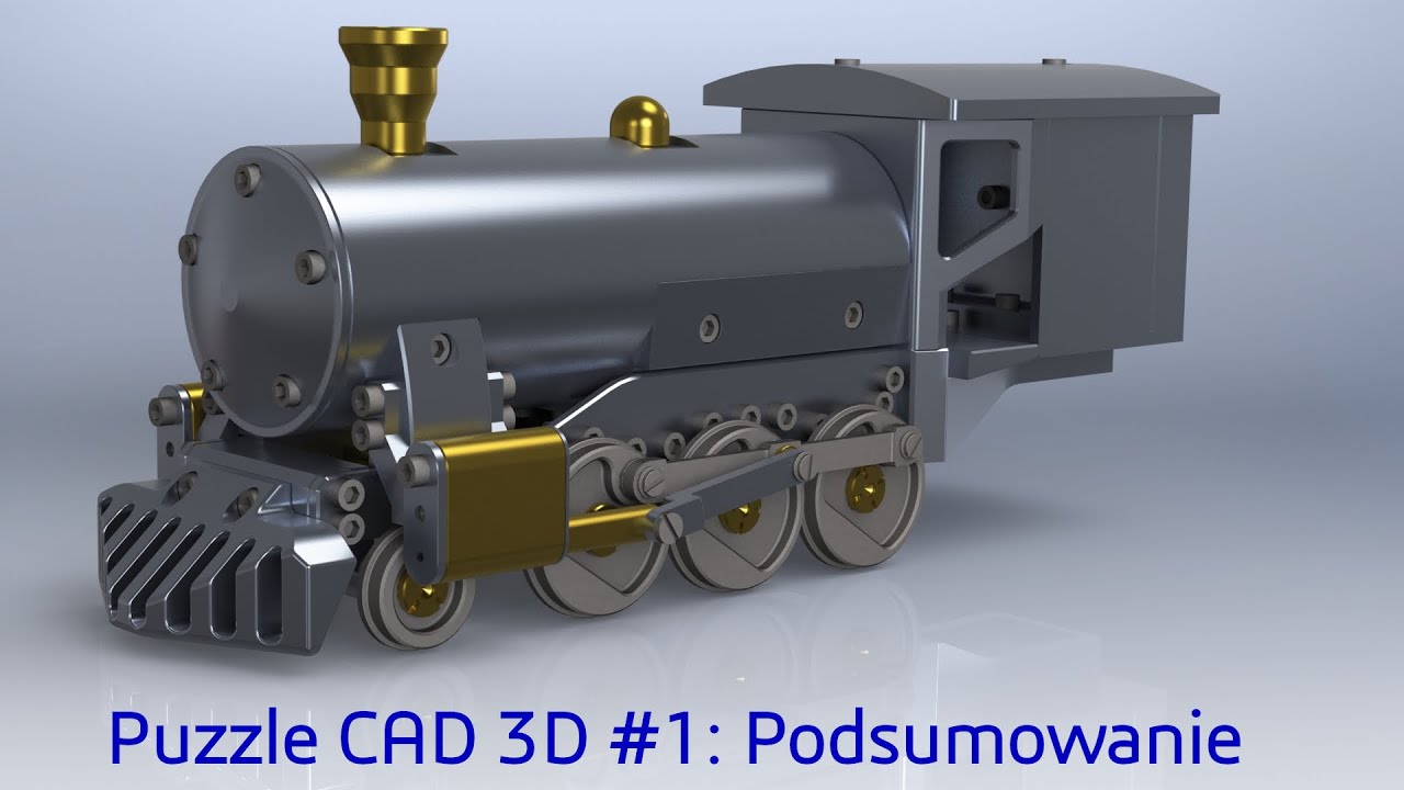 [#164] Puzzle CAD 3D: Podsumowanie i prezentacja gotowego złożenia w ...