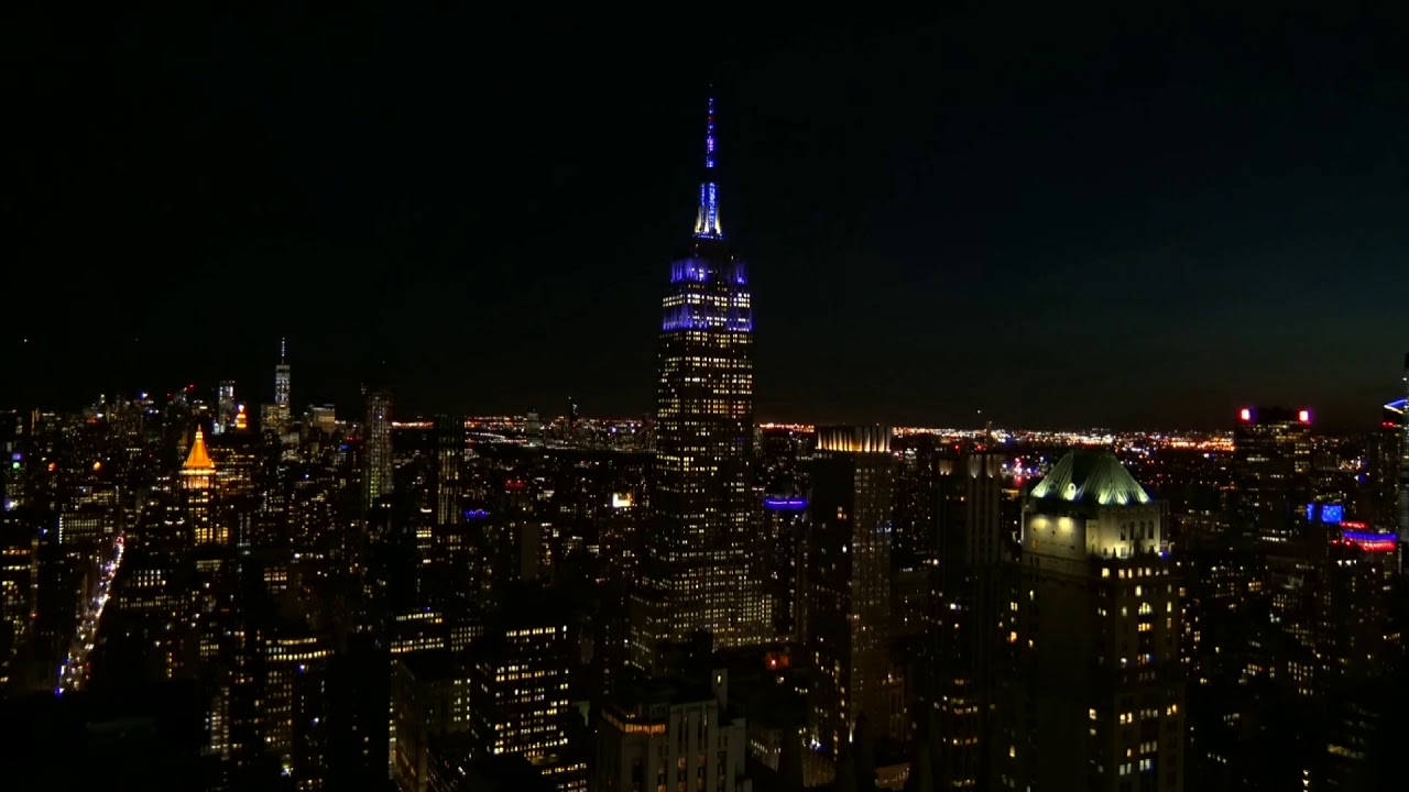 Purple lights in the Empire State Building for BTS & Army 💜💜 - YouTube