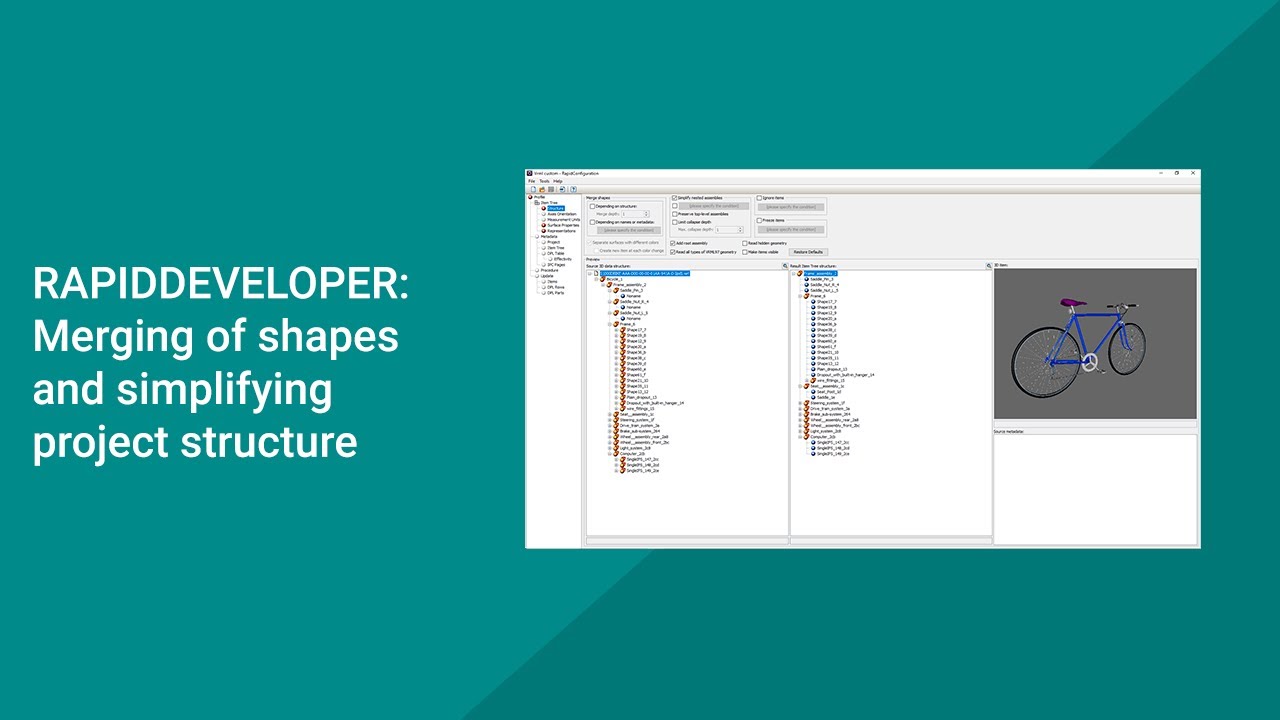 Rapiddeveloper Tutorial Merging Of Shapes And Simplifying Project