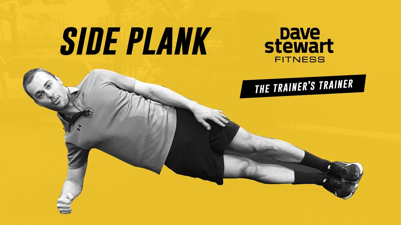 Side Plank - Anti-Lateral flexion exercise. One of Stu Mcgills big 3 ...