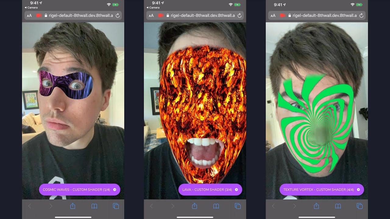 8th Wall - Face Effects - YouTube