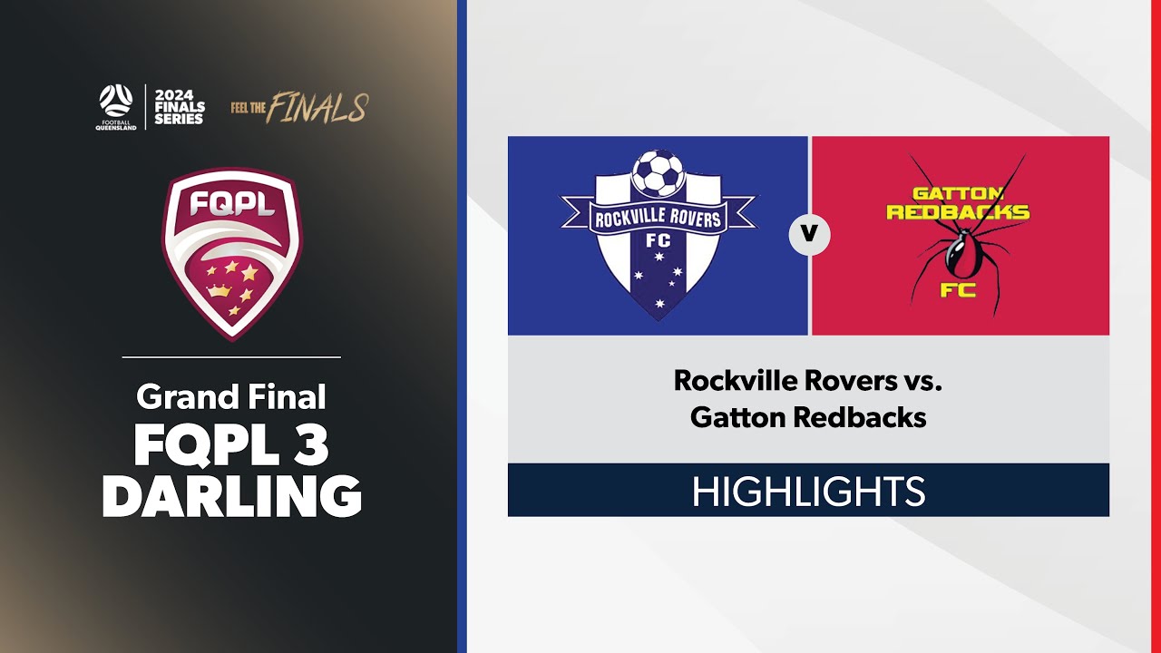 FQPL 3 Darling Downs Men Grand Final - Rockville Rovers vs. Gatton ...