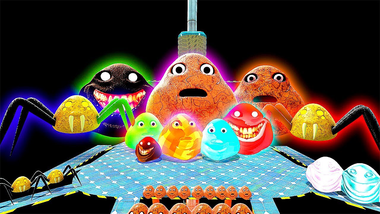 🌠 SPACE POU SPIDER BOU'S FIRE WATER EXE REVENGE FAMILY SPARTAN KICKING ...