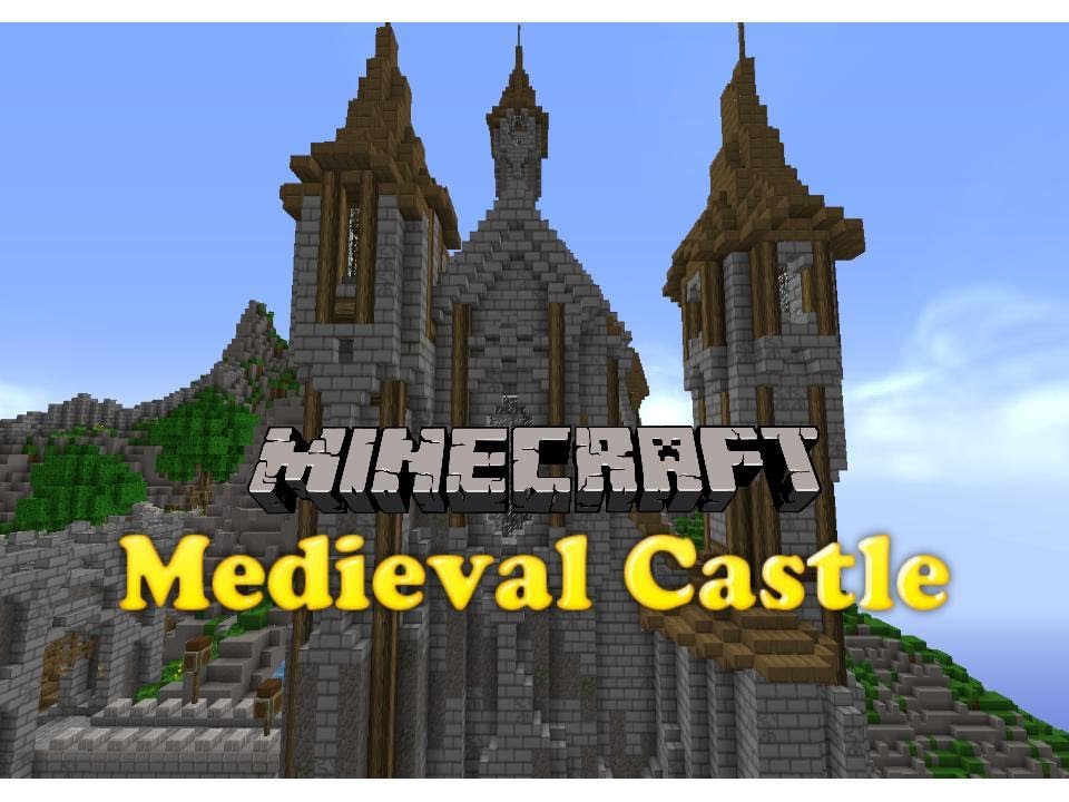 Minecraft Epic Medieval Castle + Download - YouTube