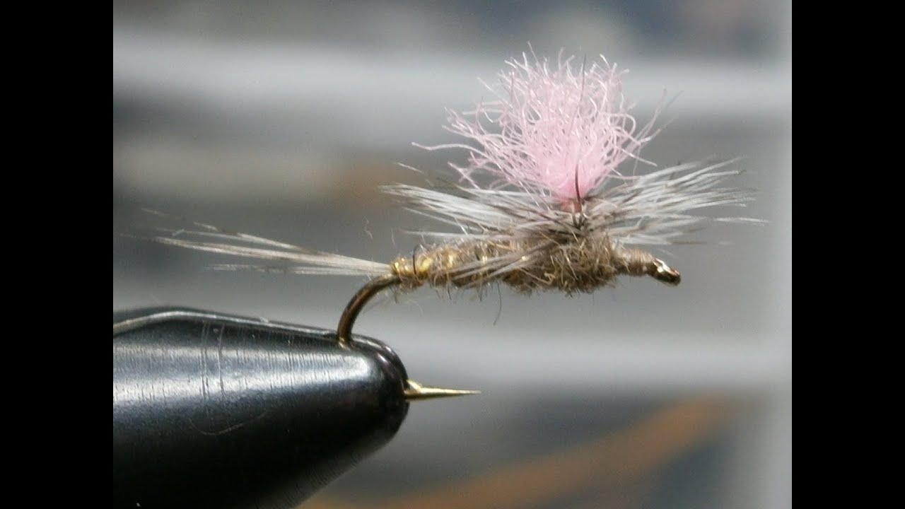 Tying a Hi-vis U.V. parachute hares ear by Utah's Fly Corner - YouTube