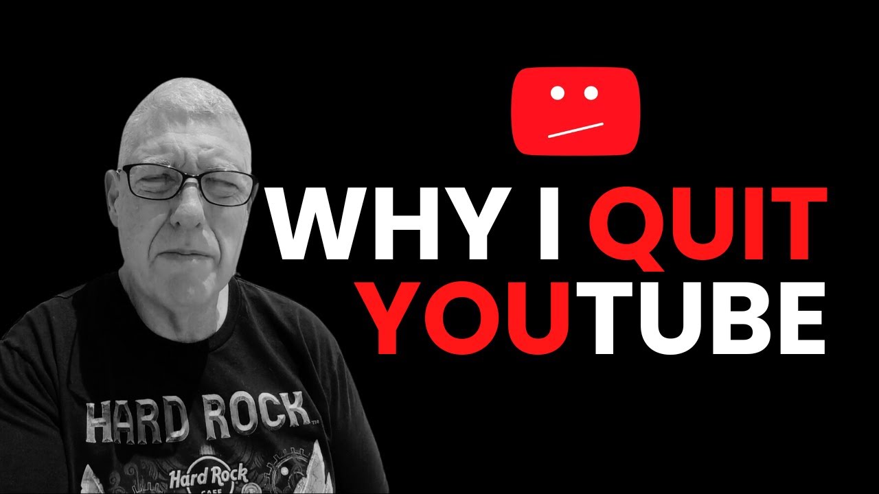 Why I Left YouTube For A Couple of Years. - YouTube