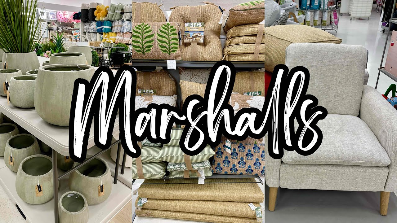 MARSHALLS NEW FINDS BROWSE WITH ME • SPRING DECOR - YouTube