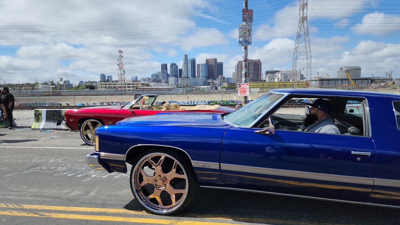 lowriders cruising Myers st. on a nice sunny sunday - YouTube