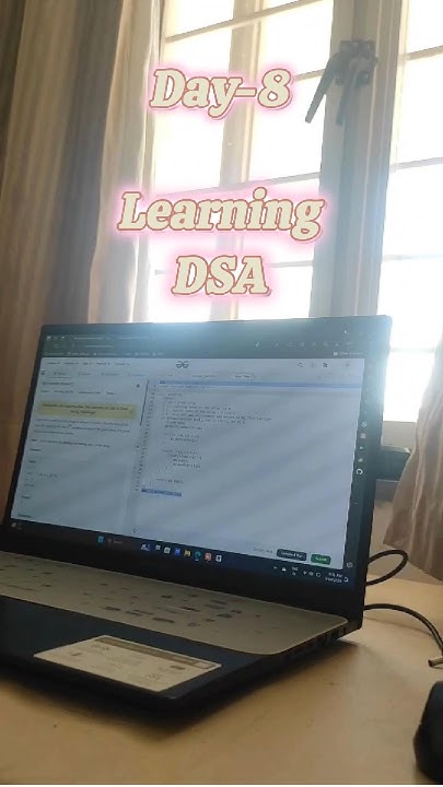 Day-08 of Learning DSA. #coderslife #learninpublic #trending #minivlog #dsa #coding #shorts # ...