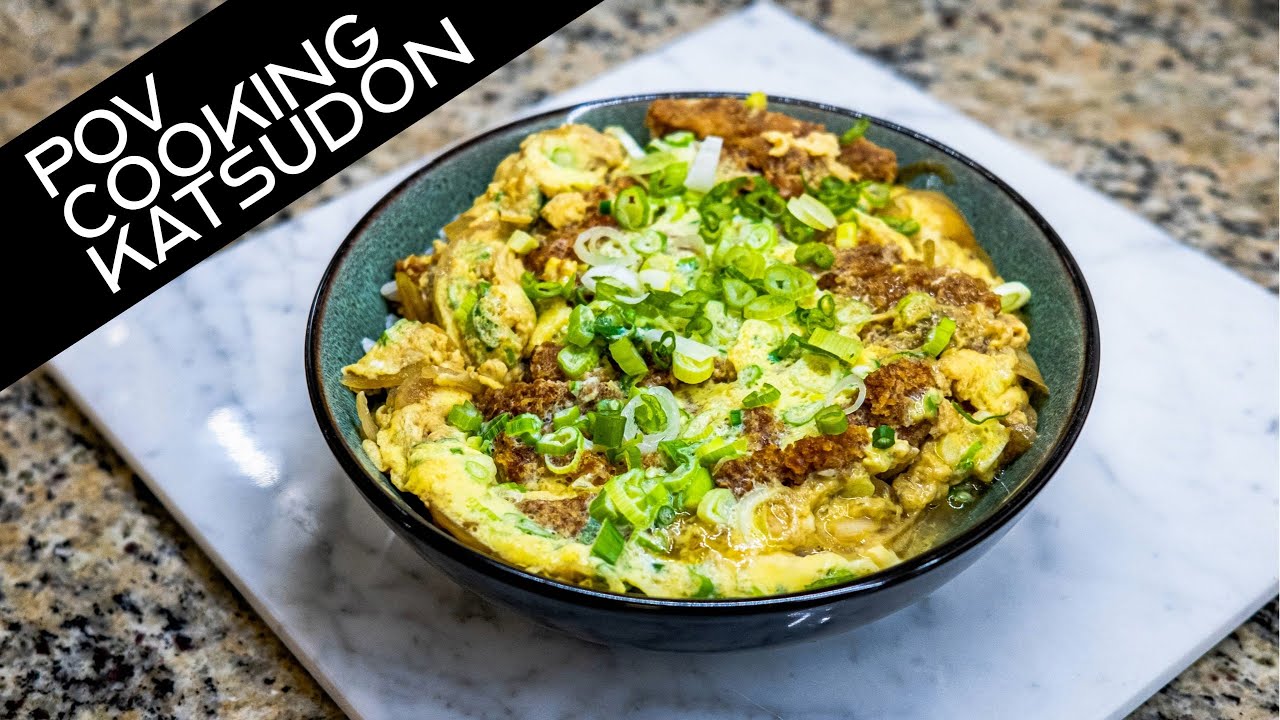POV Cooking Katsudon | First Person Cooking - YouTube