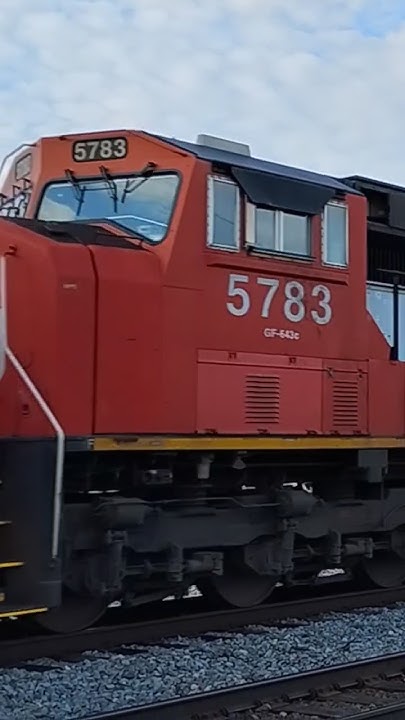 CN 5783 (GF-643c) Trailing On Mix Freight (NB) - YouTube
