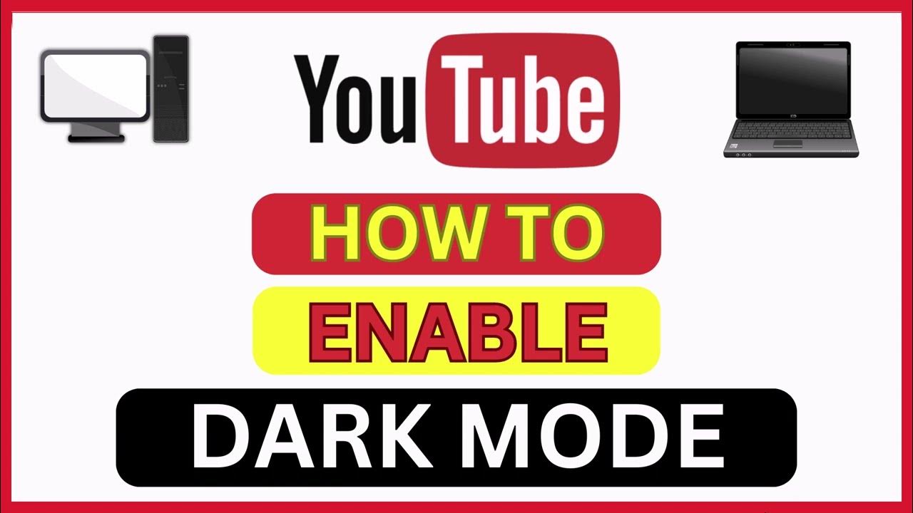 How To Enable Dark Mode On YouTube Using A PC ( Browser Version) Step ...