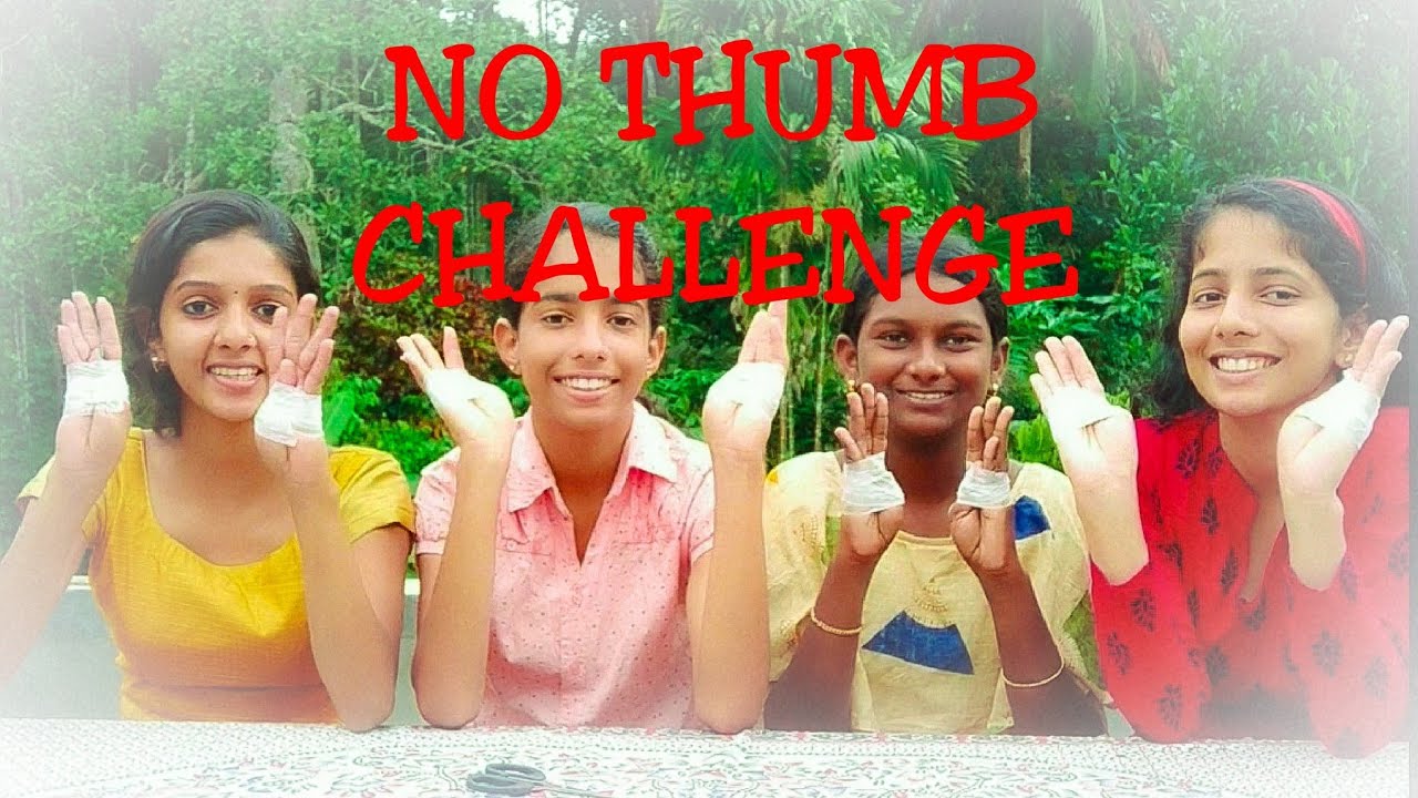#NO THUMB CHALLENGE WITH BUDDIES|So funny| - YouTube