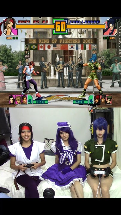 Cosplay Retas - Art of Fighting Team vs Ikari Warriors #KOF2001 - YouTube