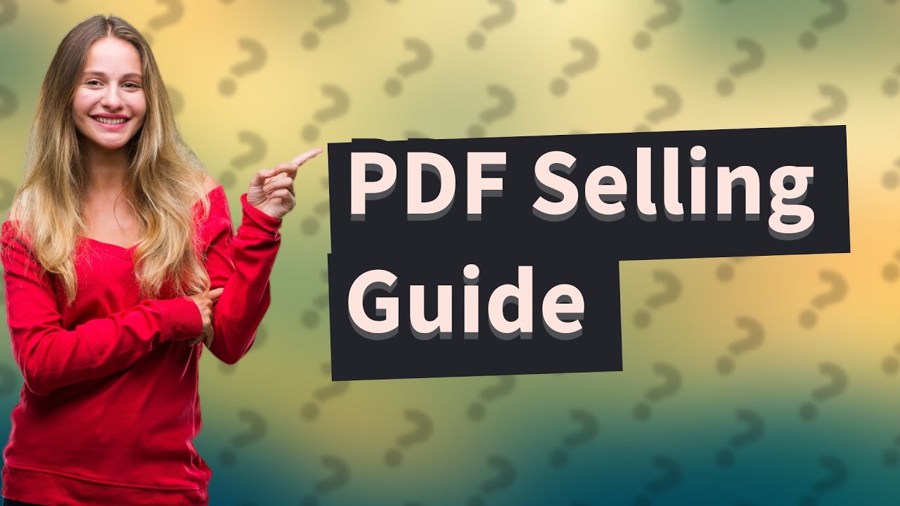 How do I make a paid PDF? - YouTube