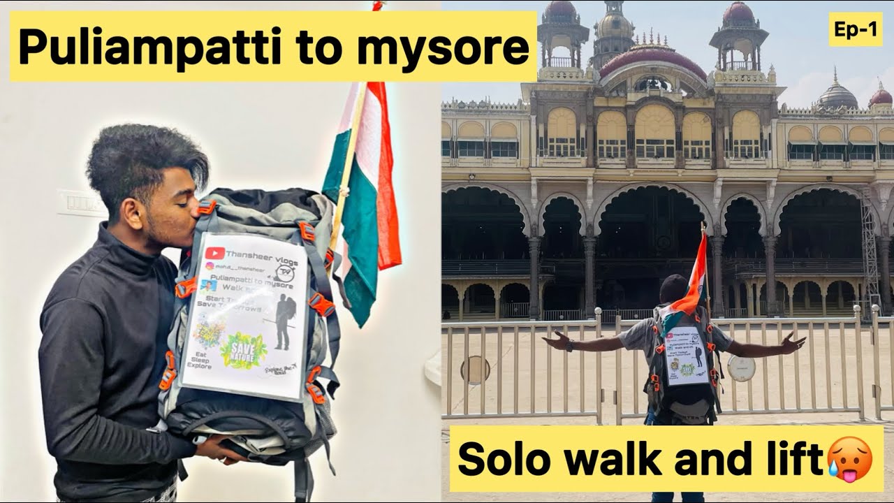 Puliampatti to mysore😱Solo walk and lift🚶‍♂️⚠️ Forest + hills station # ...