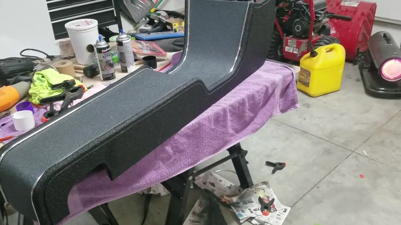 70 Chevelle console (I hate wood) :) - YouTube