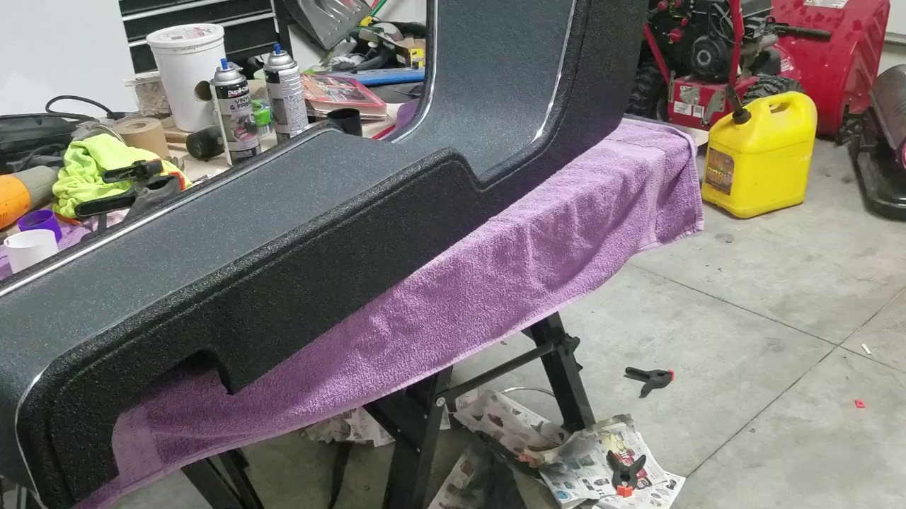 70 Chevelle console (I hate wood) :) - YouTube