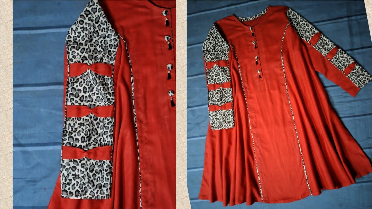 Princess Cut Kurti Cutting and Stitching - YouTube