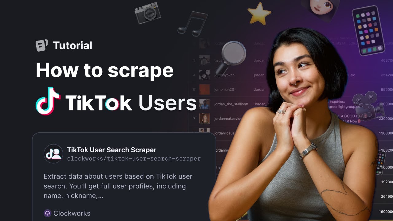 TikTok User Search Scraper - Find TikTok Users by Keywords - YouTube