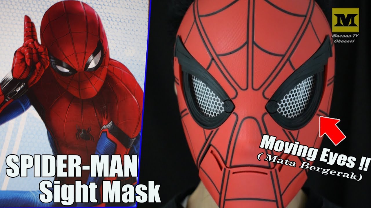 Spider Man Sight Mask Moving Eyes Spider Man HomeComing Movie Toy YouTube spider-man-sight-mask-moving-eyes-spider-man-homecoming-movie-toy-youtube