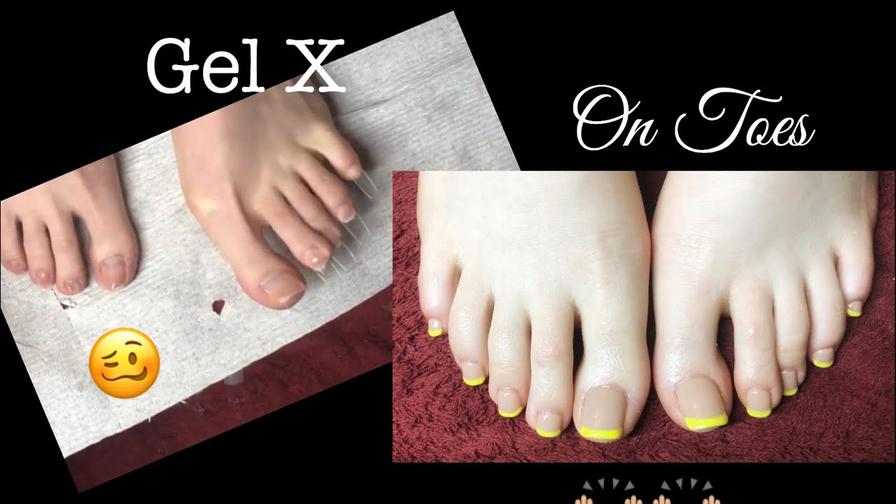 Apres Gel X TOES - Just try it!! - Gel X Toe Edition - YouTube