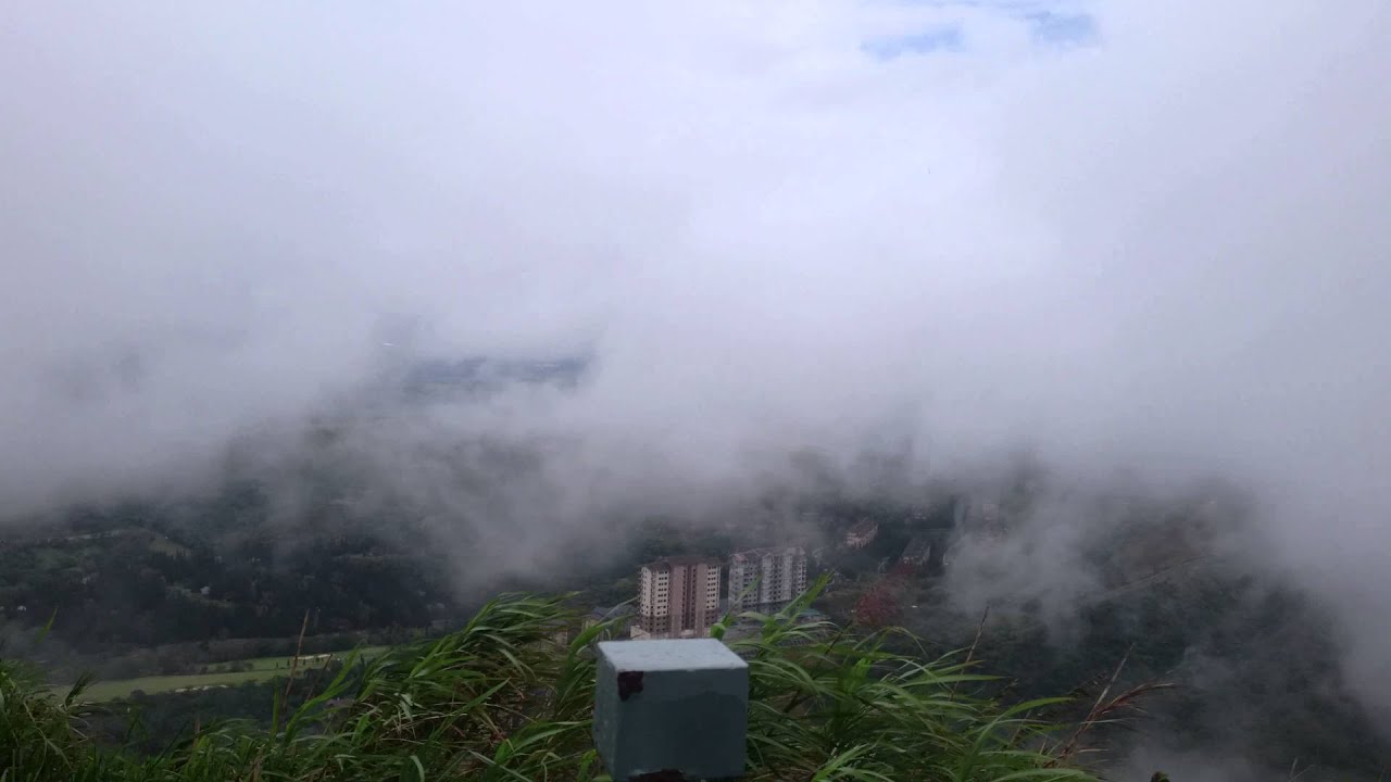 Fog at palace in the sky tagaytay - YouTube