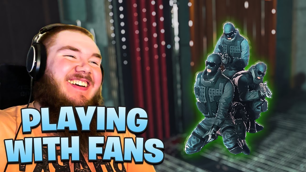 Playing With My BIGGEST FANS In Rainbow Six Siege... Here's What ...