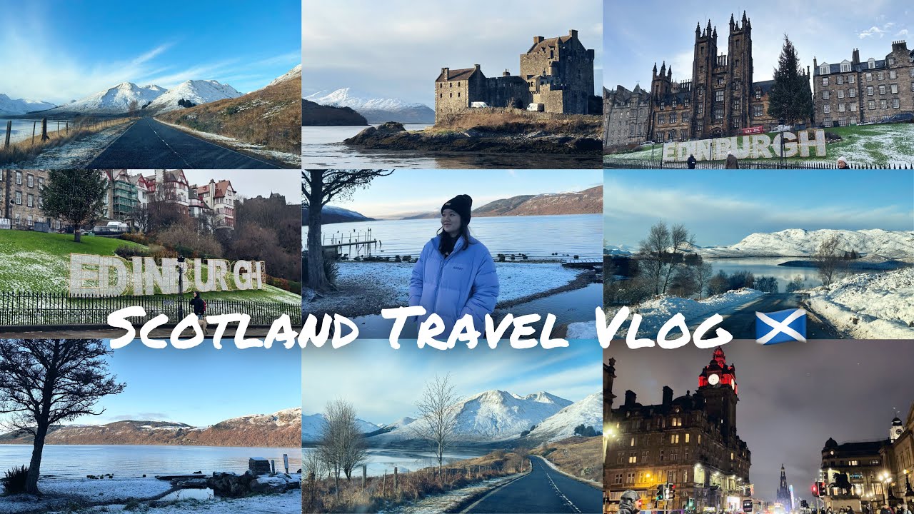 Scotland Travel Vlog 🏴󠁧󠁢󠁳󠁣󠁴󠁿 | Places to visit in Scotland in Winter ...