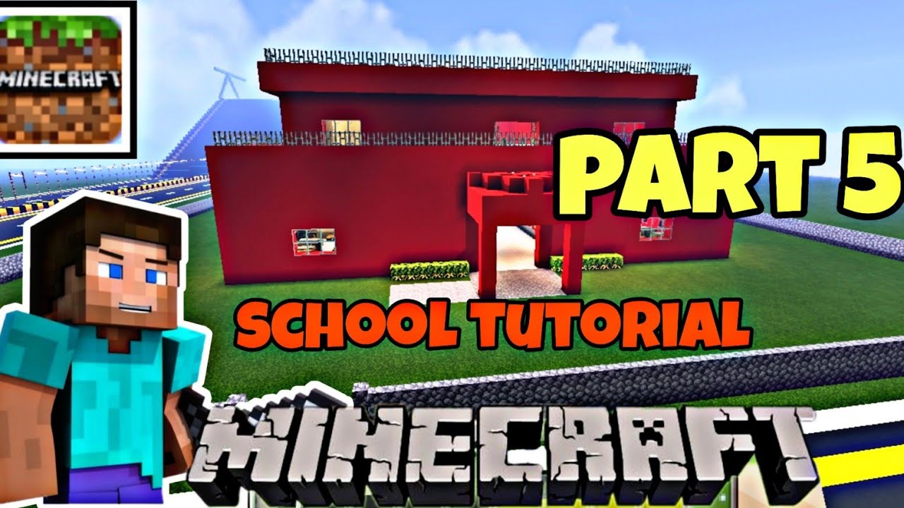 how to create school in Minecraft part 5 - YouTube