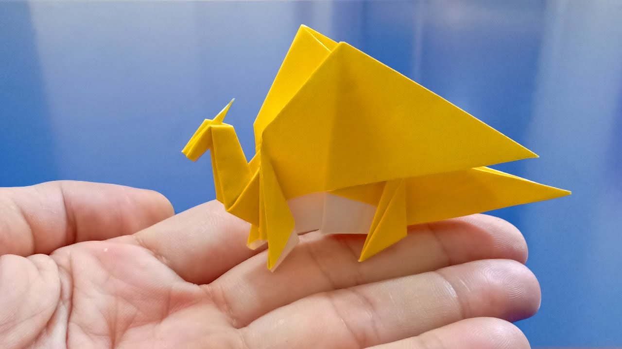 How To Make An Origami Naga/ Dragon | Hướng Dẫn Gấp Con Rồng Đơn Giản ...
