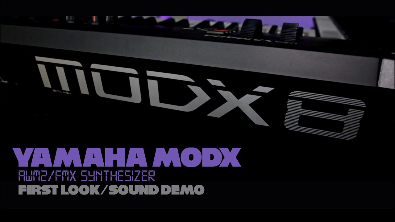 Yamaha MODX Synthesizer - YouTube
