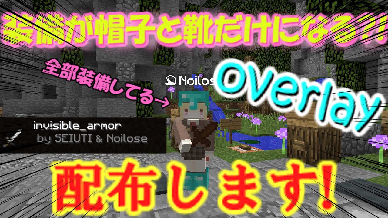 【Texture overlay release】invisible_armor overlay 配布します！ - YouTube