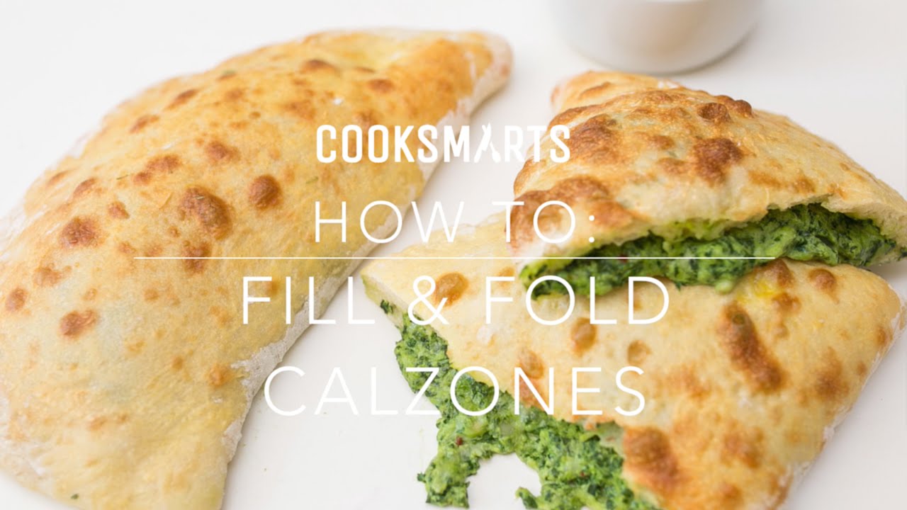 How to fill and fold calzones | by @cooksmarts - YouTube