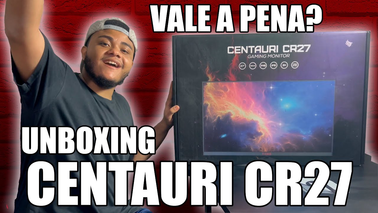 O MELHOR MONITOR CUSTO-BENEFÍCIO? VALE A PENA? CENTAURI CR27 - YouTube