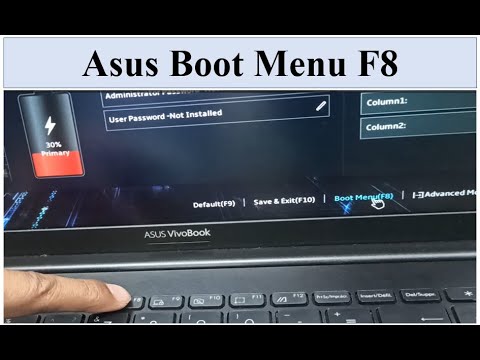 How to Boot from USB Drive and Install Windows 10,11 on Asus ViboBook ...