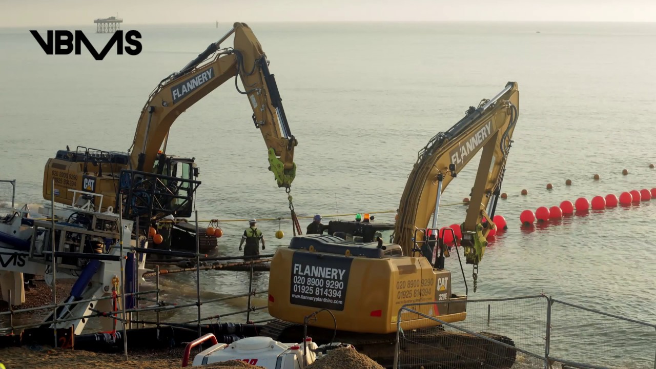 Galloper offshore wind farm | export cable shore landing *trailer - YouTube