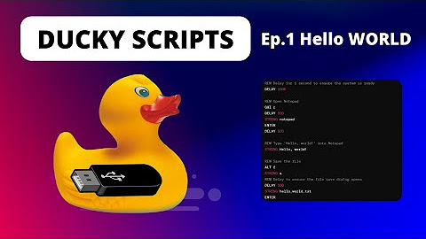 DuckyScript Tutorials - YouTube