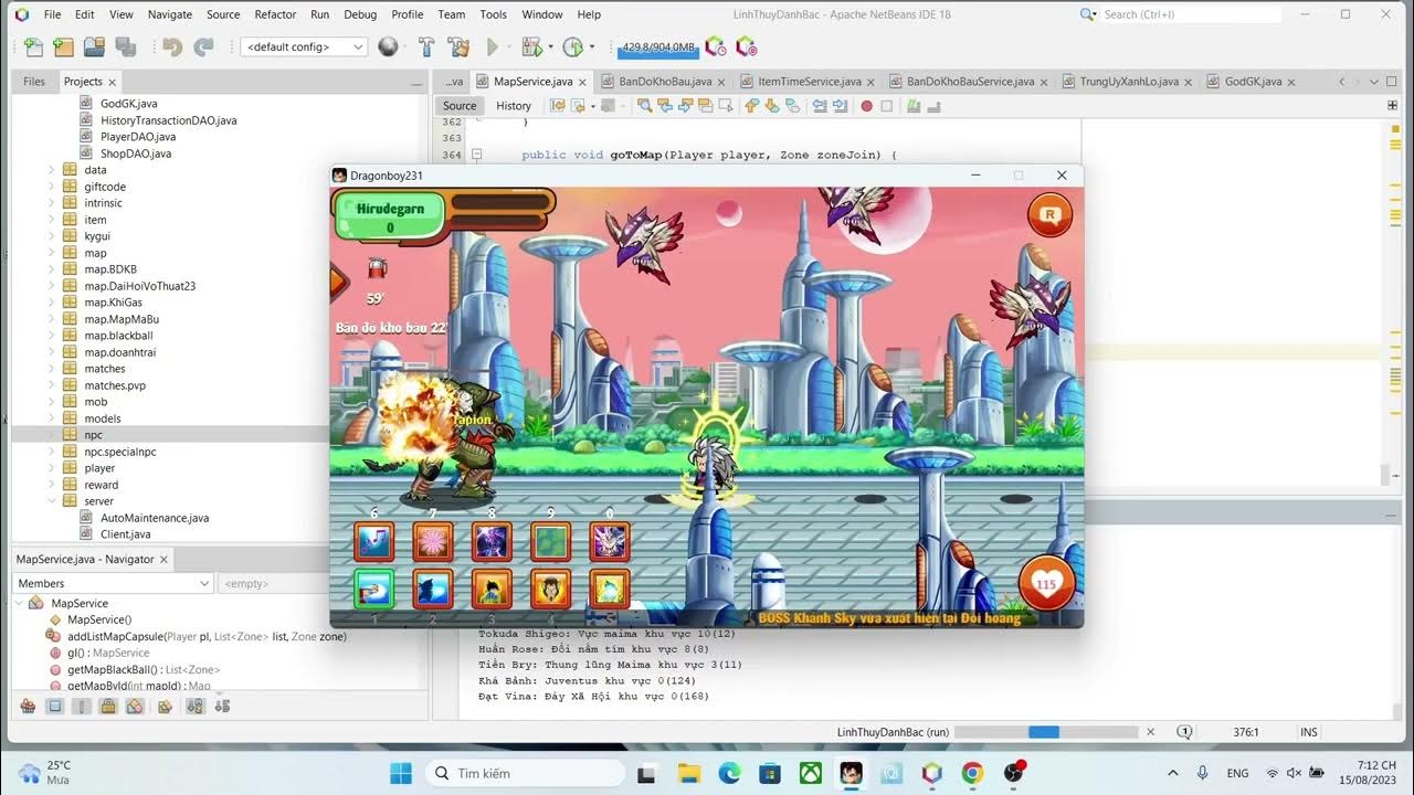 Share Src Nro Lậu Java Fix All Map Đầy Đủ Phó Bản Skill Mới Ấn Ko Bị Lỏ Ngon Hơn Của Teamobi Và ...