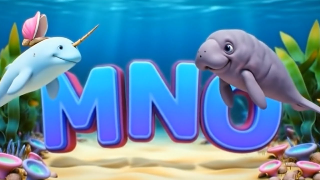 The Ocean ABC Song Part 5 (MNO) | Captain Bubbles Nursery Rhyme - YouTube