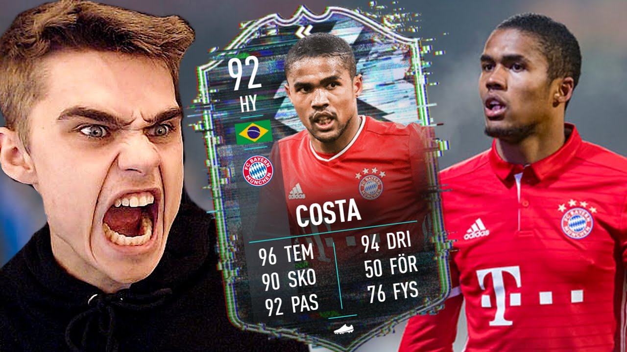DOUGLAS COSTA FLASHBACK ÄR SINNESSJUK - FIFA 21 SVENSKA - YouTube